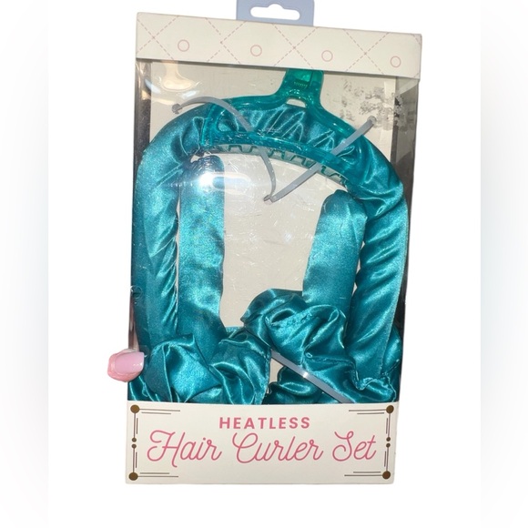 Vivitar | Hair | Satin Heatless Hair Curler Set Turquoise Nwt | Poshmark